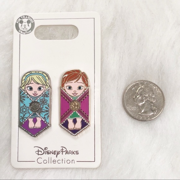 Disney | Jewelry | Disney Parks Trading Pins Frozen Anna And Elsa ...